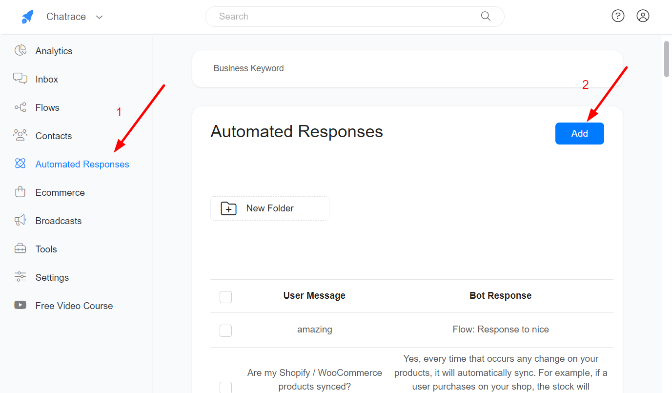 Automations – Chatrace